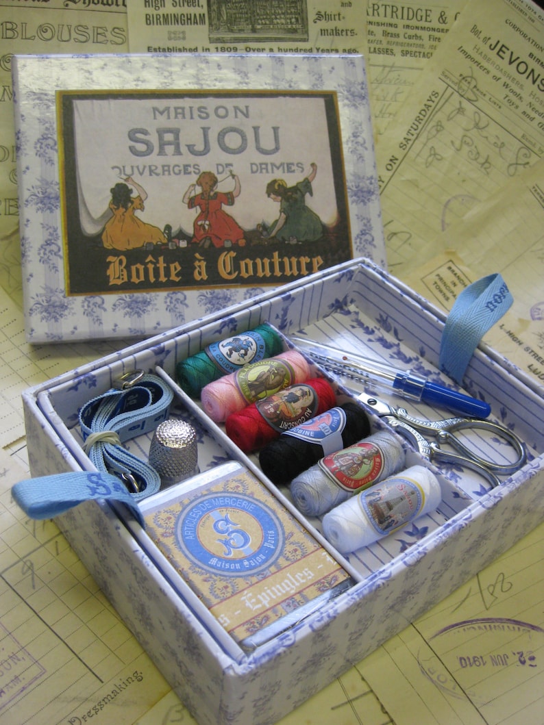 Sajou Sewing Box- Little Girls Sewing - Etsy