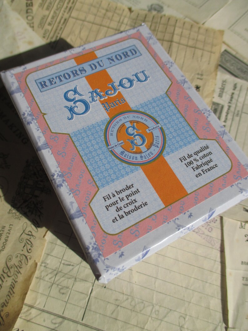 Sajou Boxed Set 12 Cards Retours Du Nord Embroidery Thread 100% Cotton ...