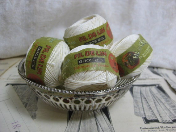 French Linen Thread Fil Au Chinois Gros Bis General Purpose - Etsy