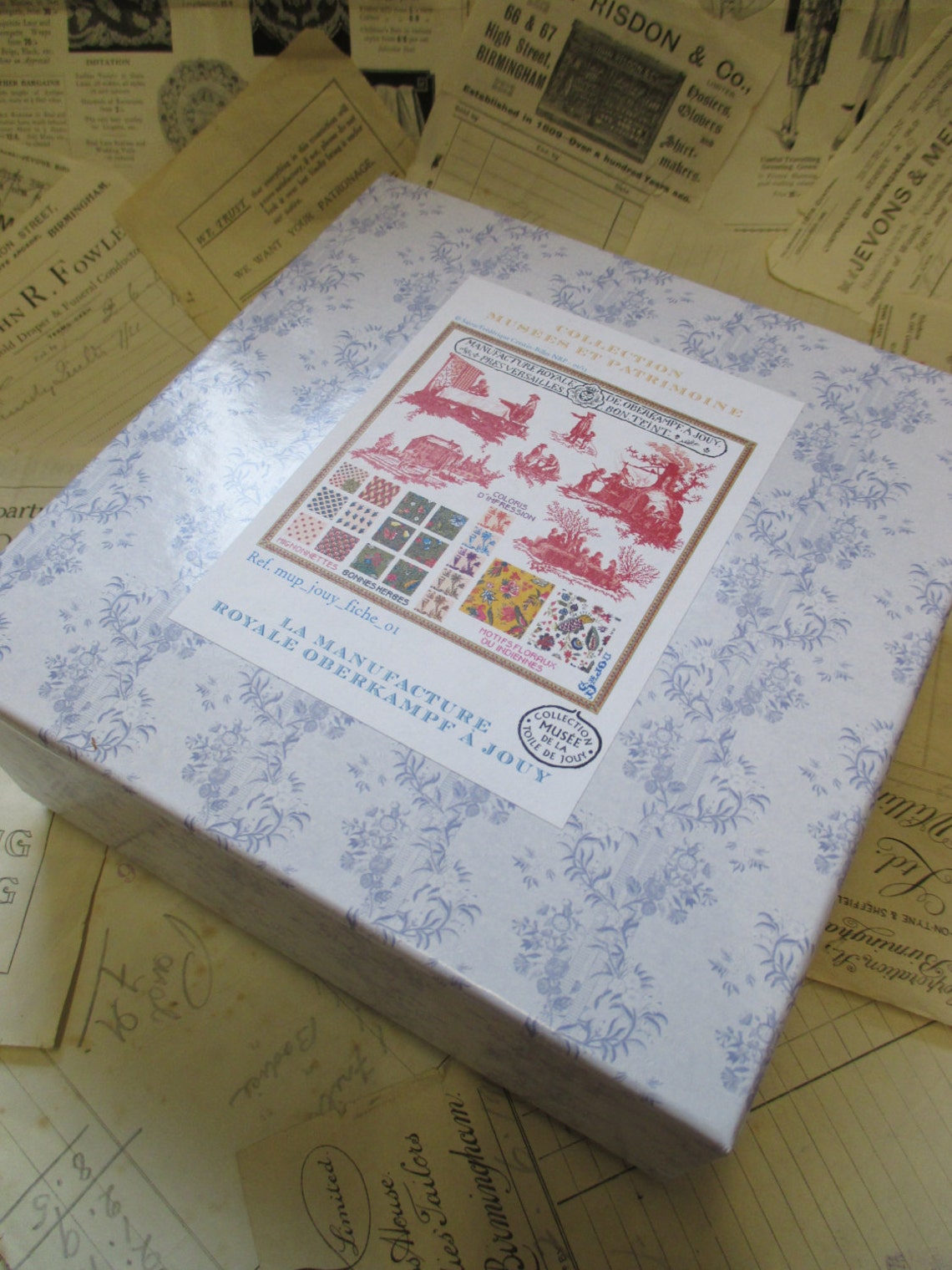 Sajou Museum & Heritage Gift Box Cross Stitch Kit- History of Toile Du ...