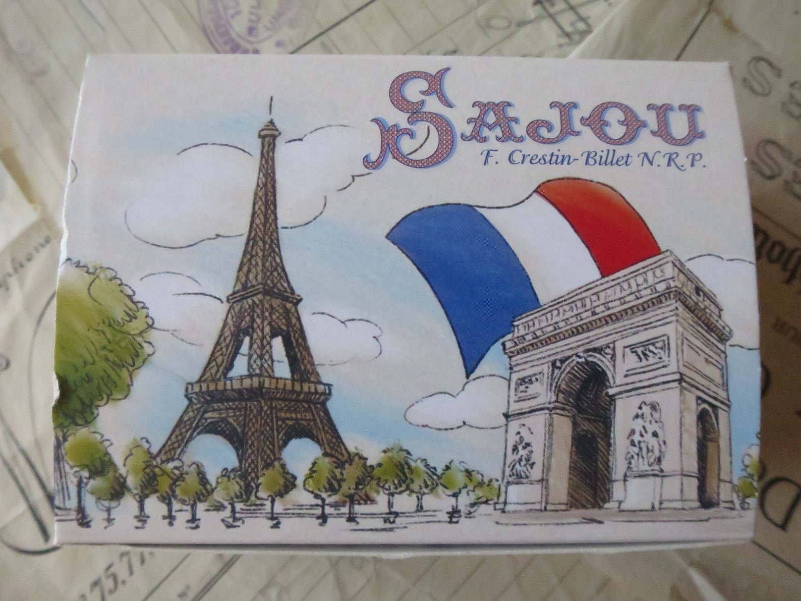 Sajou Gift Box 15 Mini Wooden Bobbin Spools - Etsy