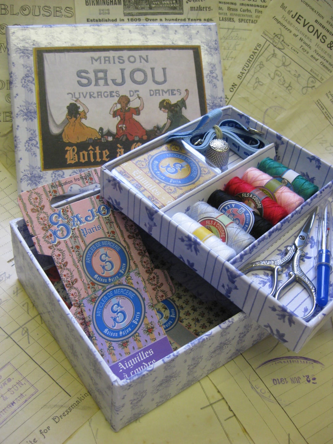 Sajou Sewing Box- Little Girls Sewing - Etsy
