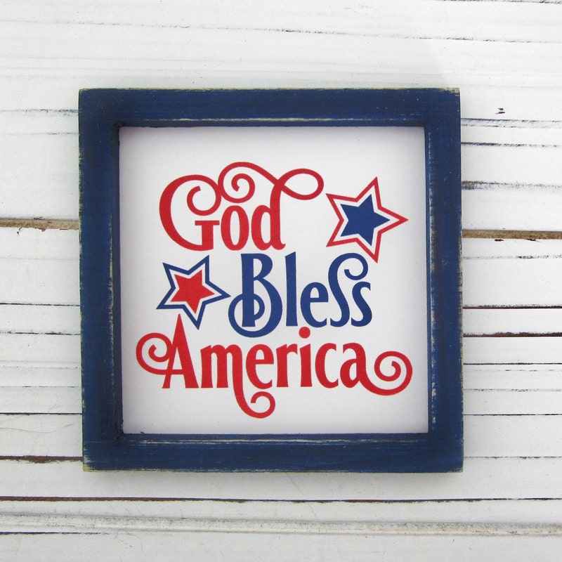 God Bless America Signs - Etsy