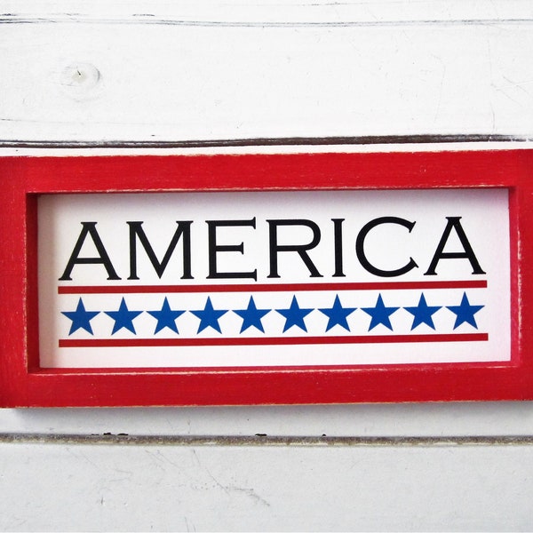 Patriotic Tier Tray Decor - Etsy