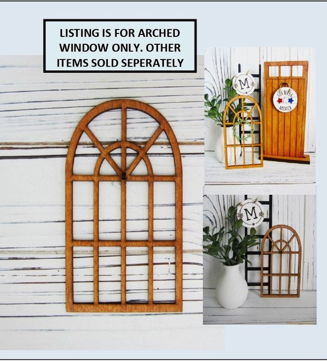 Miniature Arched Window, Tiered Tray Decor, Mini Window, Tiered Tray ...