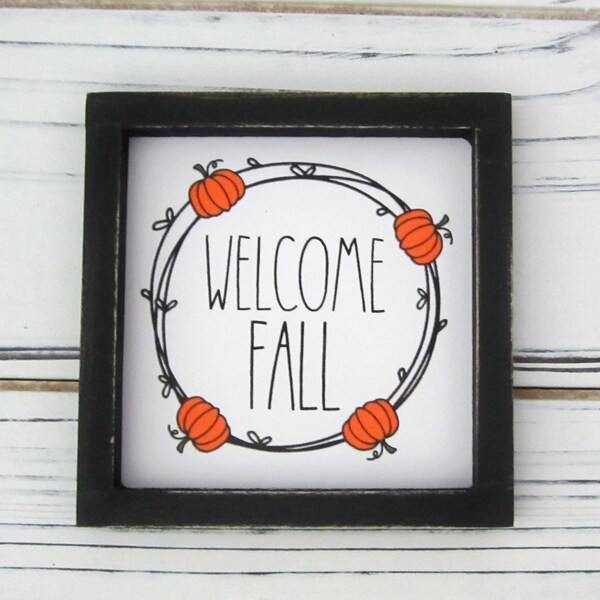 Mini Fall Signs - Etsy
