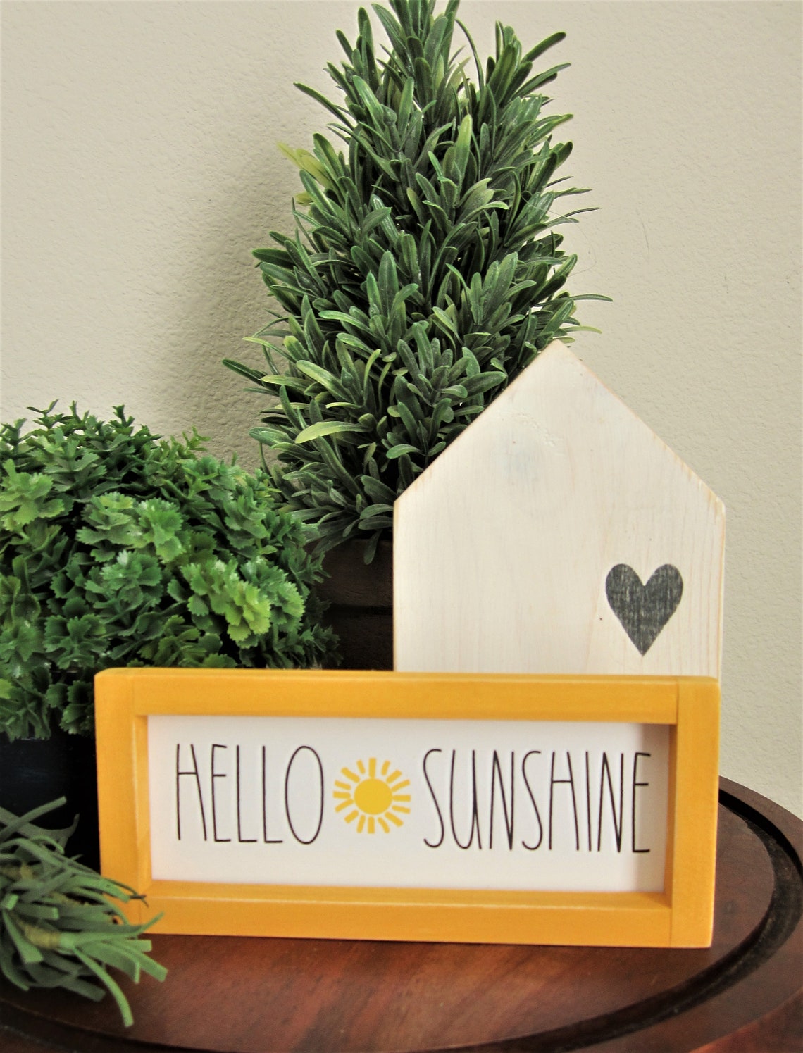 Hello Sunshine Sign Summer Tiered Tray Decor Miniature | Etsy