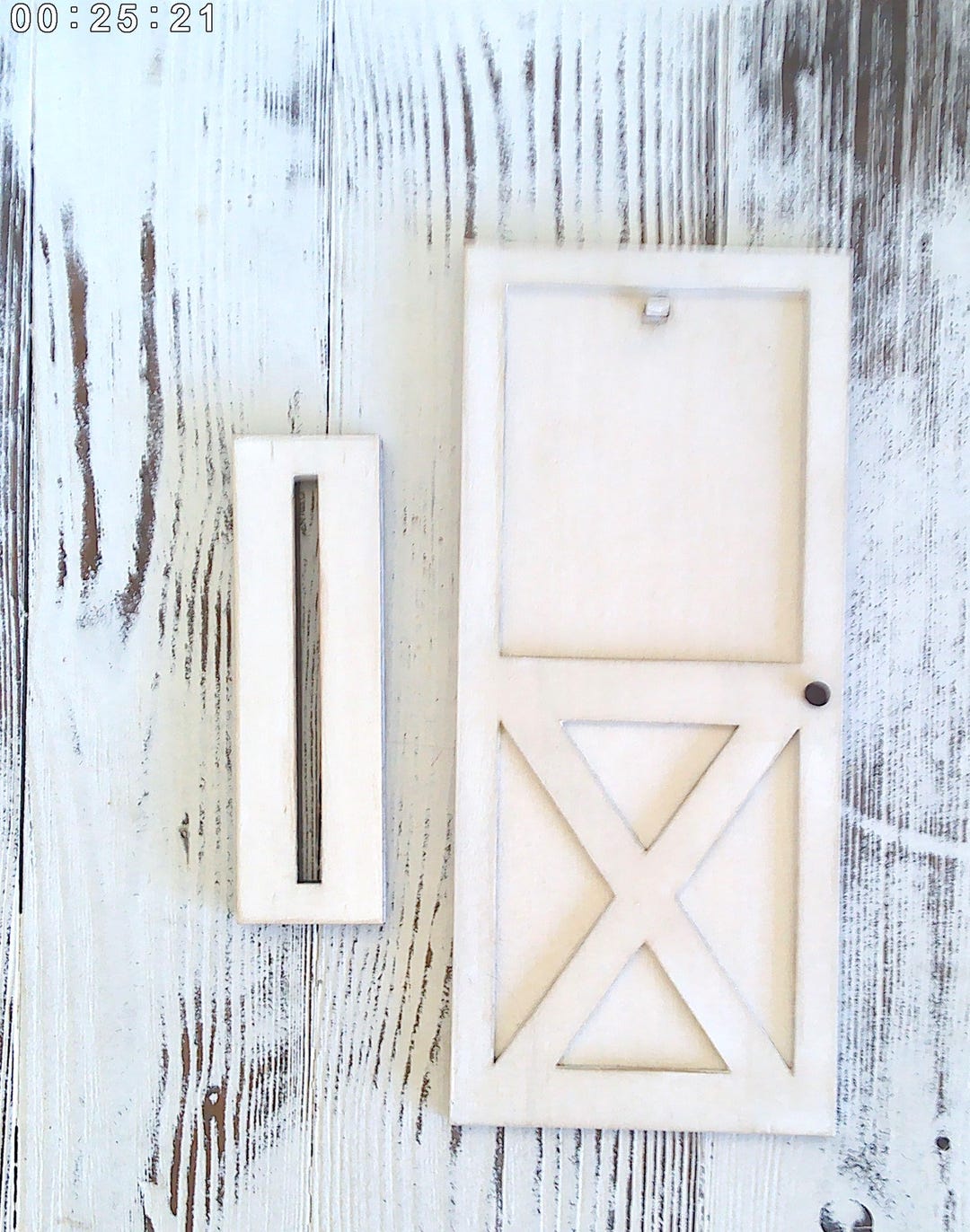 Miniature Front Door, Tiered Tray Decor, 8 Decorative Miniature Barn ...