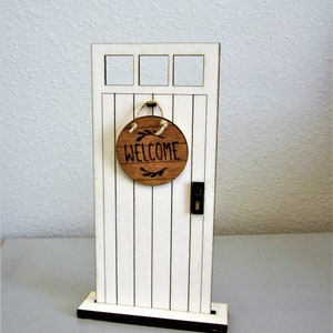 Welcome Miniature Front Door Sign, Tiered Tray Decor, Seasonal Decor ...