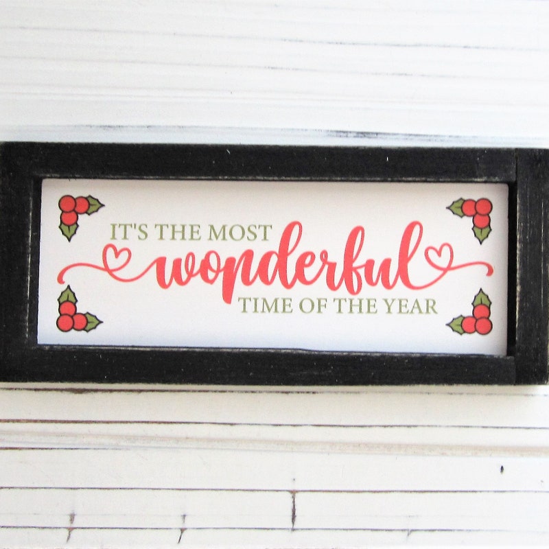 Small Christmas Sign - Etsy