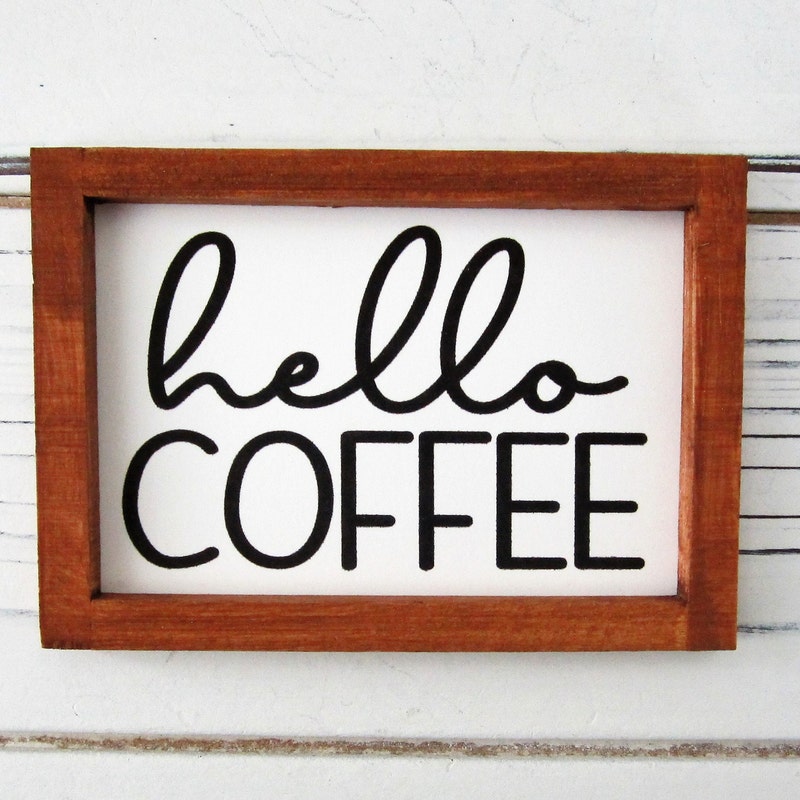 Small Coffee Sign - Etsy