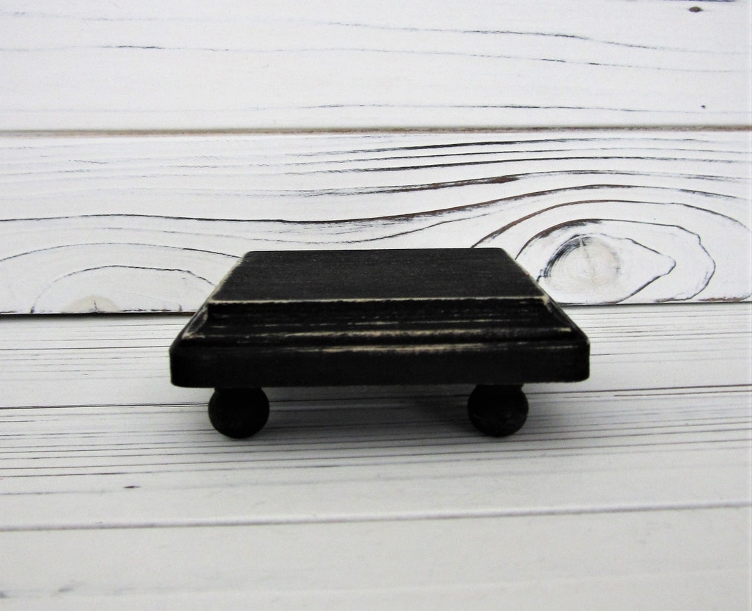 Mini 4" X 4" Square Wood Riser, Tiered Tray Riser, Square Wood Riser ...