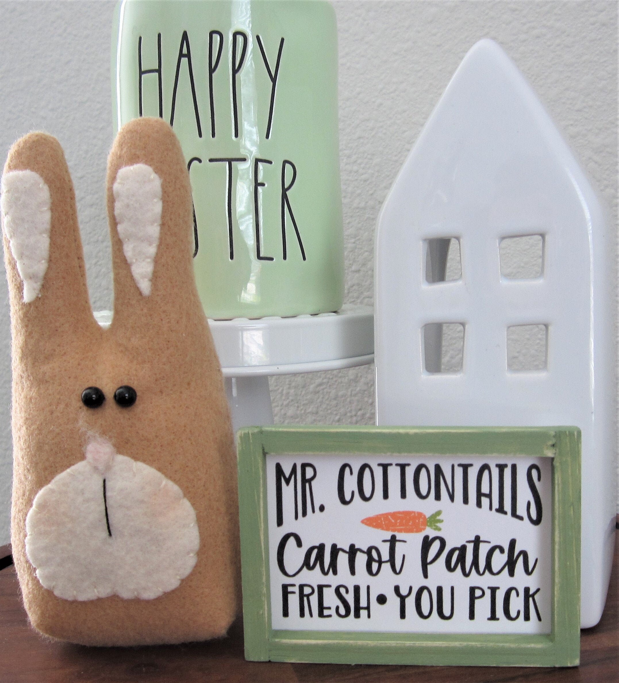 Easter Sign Mini Tiered Tray Sign Miniature Sign Peter - Etsy