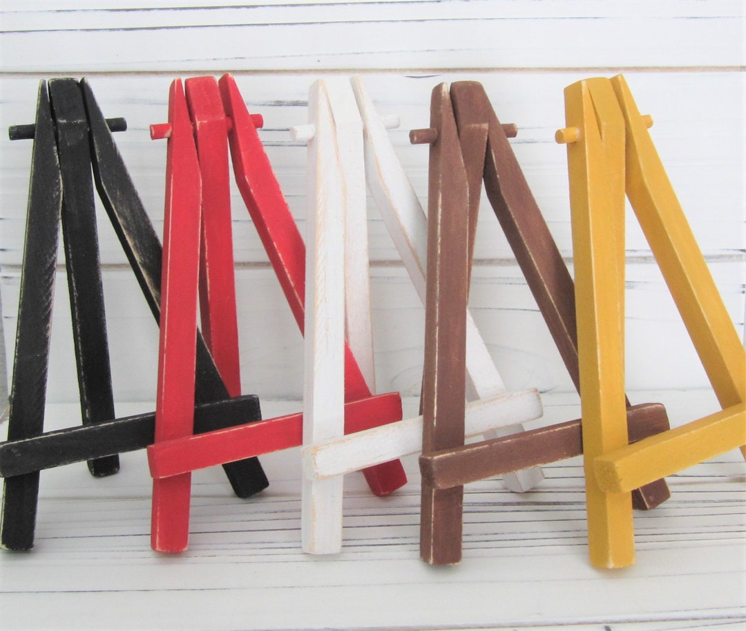 Tiered Tray Sign Easel, Tiered Tray Decor, Small Wood Easel, Mini Sign ...