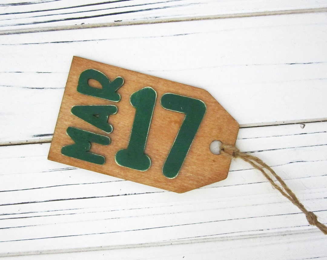 March 17th Sign, St. Patrick's Day, Tiered Tray Sign, Wood March 17 ...
