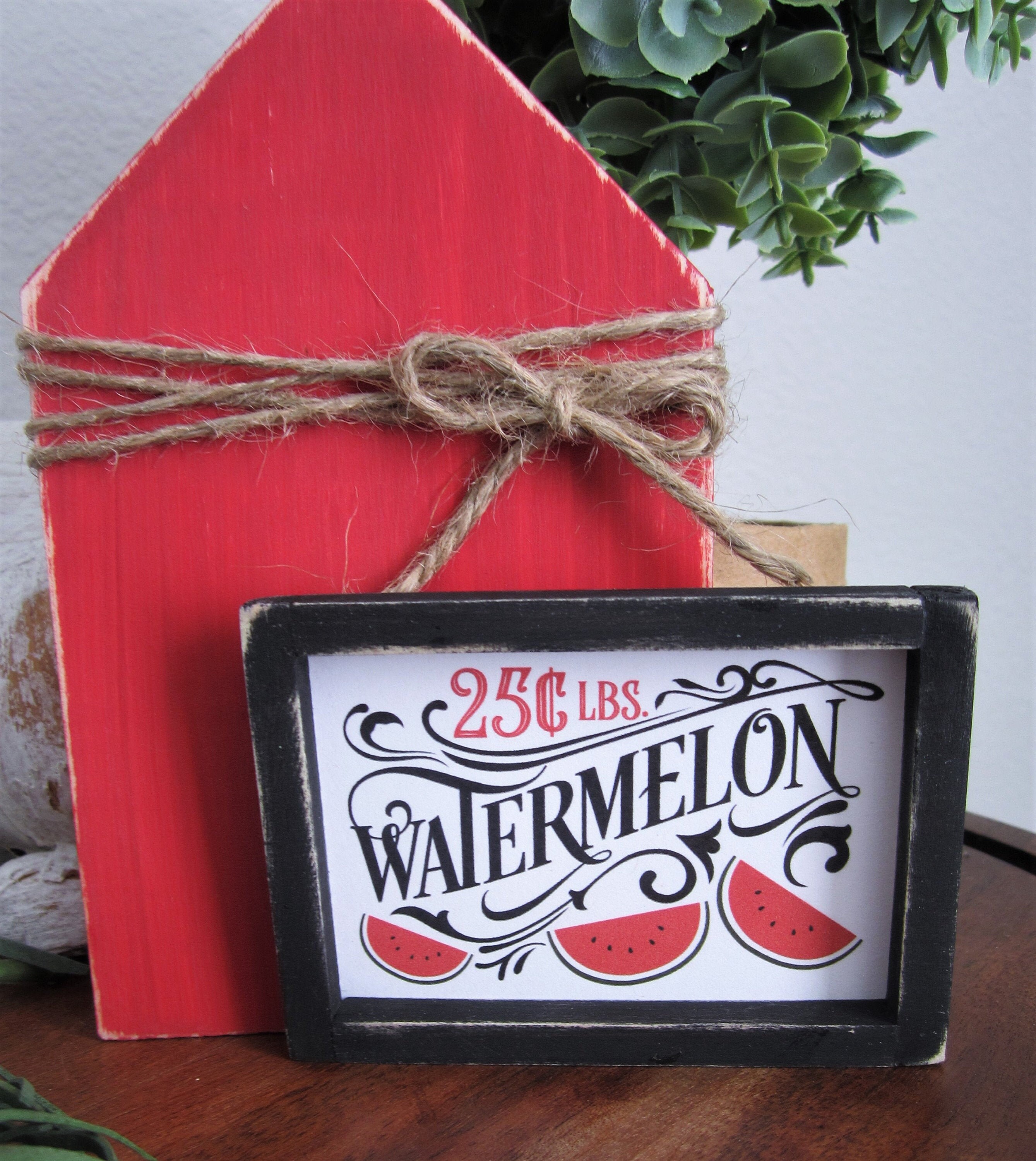 Watermelon Sign Tiered Tray Sign Sign for Tiered Tray - Etsy