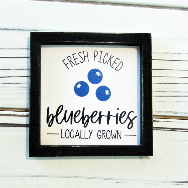 Blueberry Sign - Etsy