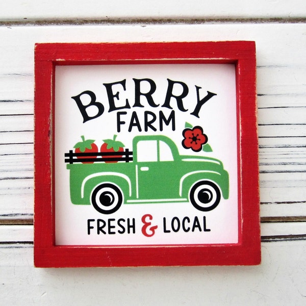 Strawberry Farm Sign - Etsy