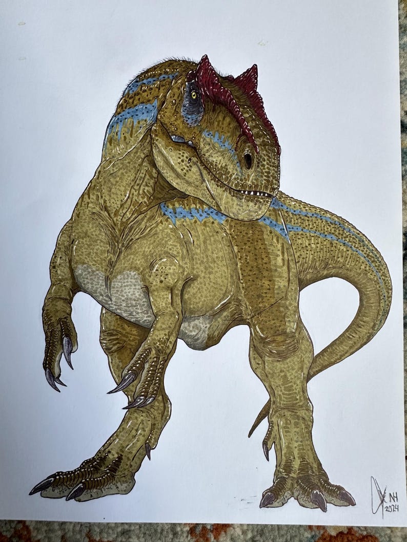 Allosaurus Europaeus - Prints Available - Etsy