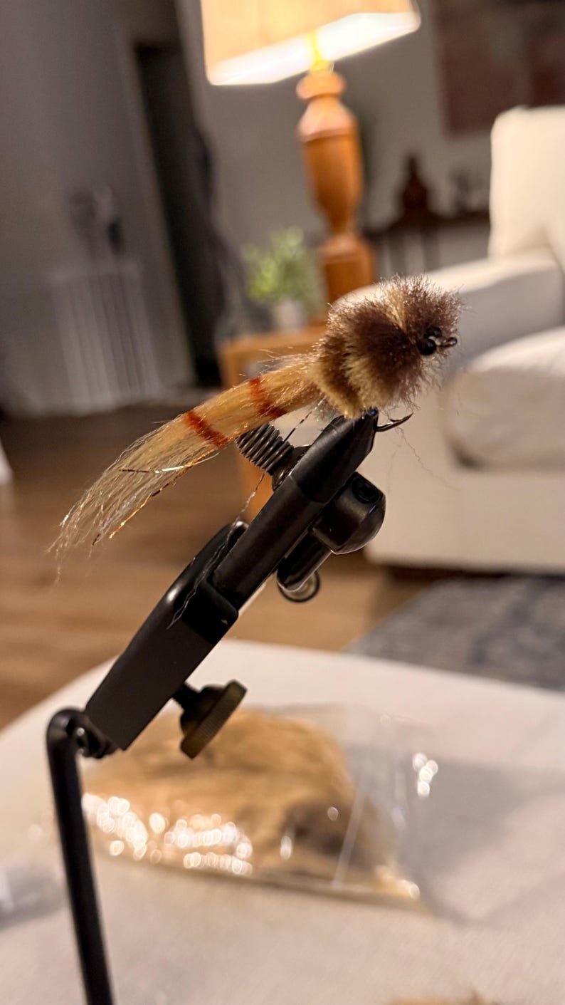 The “skinny-water Toad” Redfish Fly Hand Tied - Etsy