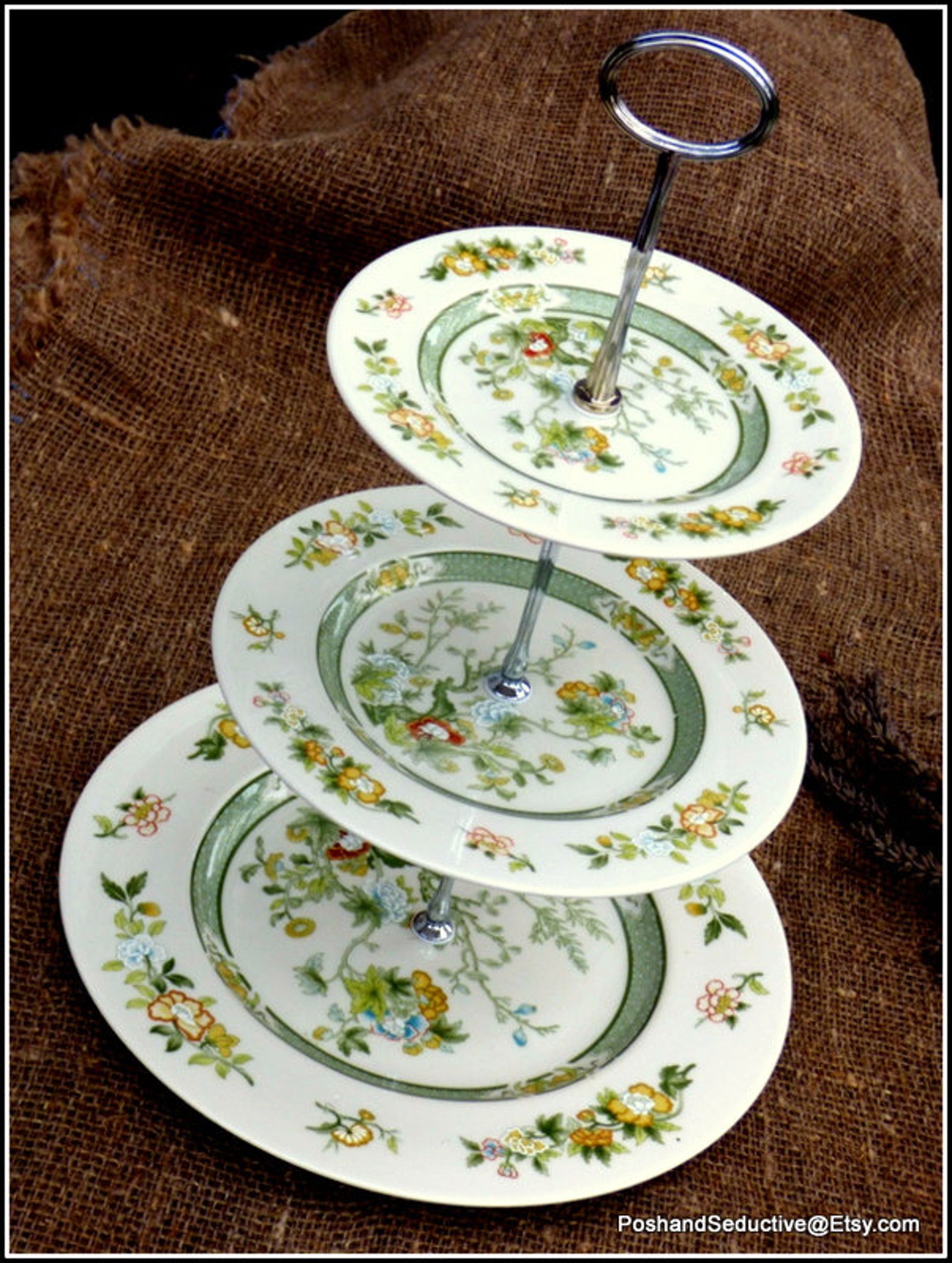 Three Tier Classic Victorian Afternoon Tea Cake Stand Vintage - Etsy