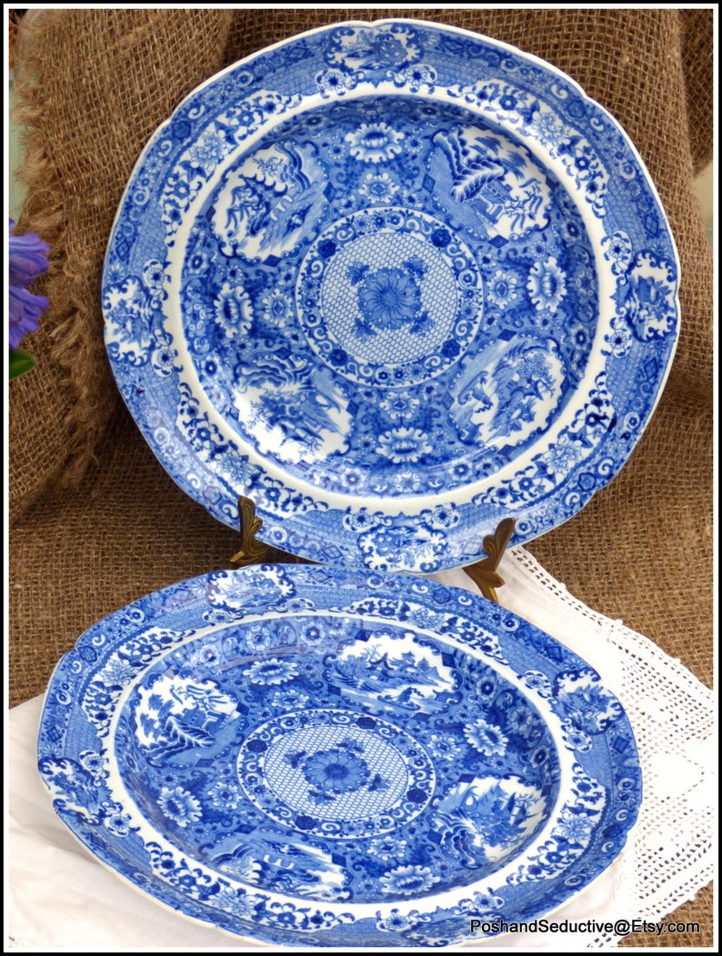 Antique 1800s Spode Complex NET Pattern 10 Collectible - Etsy UK