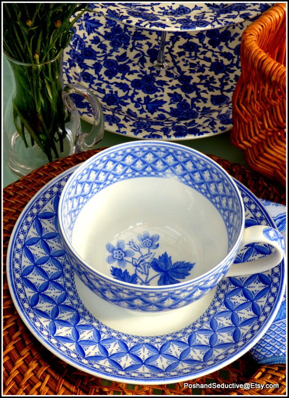 Spode Jumbo Breakfast Cup 20 Fluid Oz 0.57 L Capacity Blue | Etsy