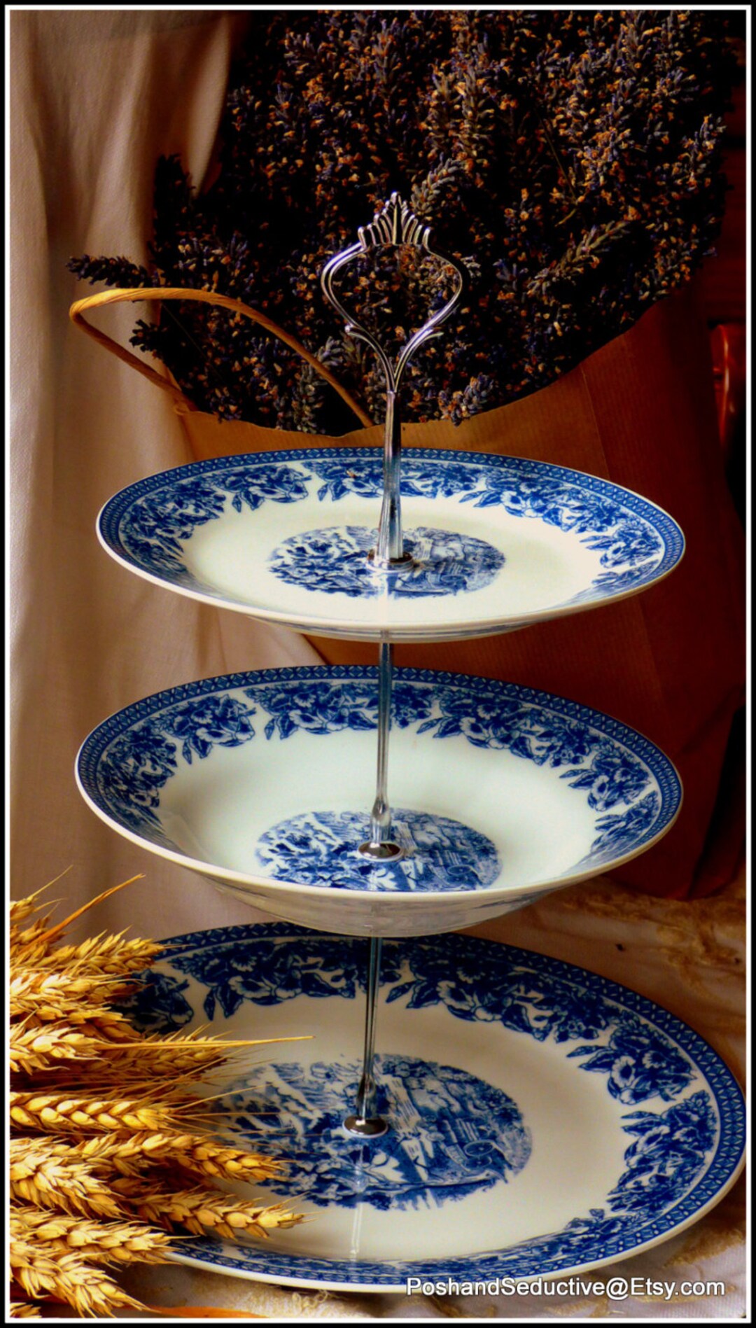 Three Tier Handmade Cake Stand Made of Brand New English Bone China ...