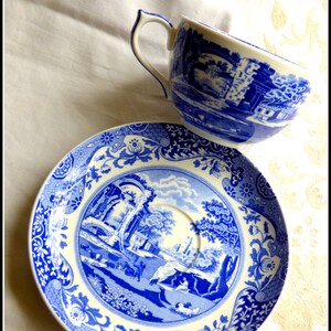 Spode Jumbo Breakfast Cup 20 Fluid Oz (0.57 L) Capacity Blue Room ...