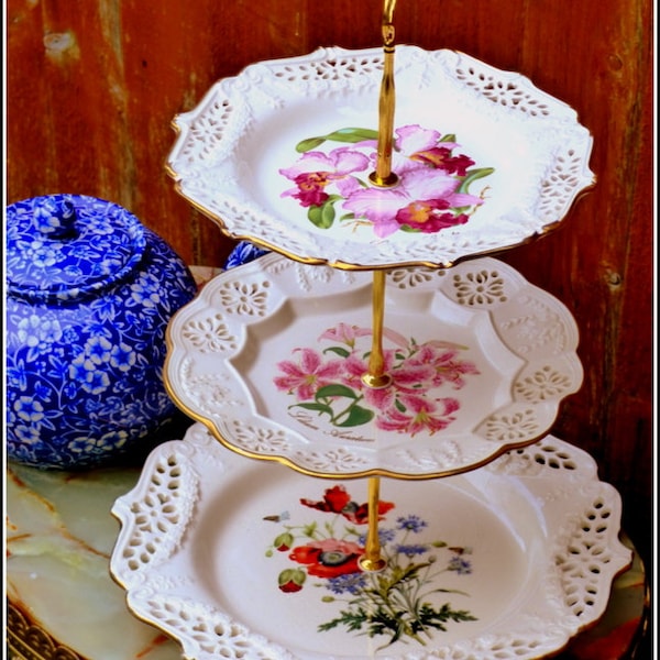 Flower Crown Cake Stand - Etsy