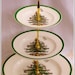 Christmas Tree Three Tier Graduated Plates Handmade Cake Stand Iconic ...