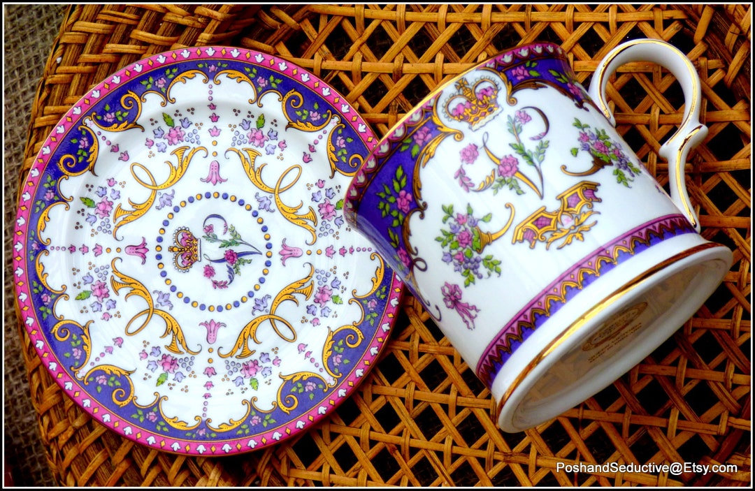 Highly Desirable Collectible Queen Victoria Cup & Coaster Set Limited ...