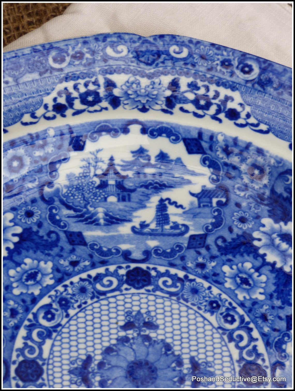 Antique 1800s Spode Complex NET Pattern 10 Collectible - Etsy UK