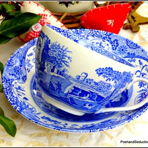 Spode Jumbo Breakfast Cup 20 Fluid Oz (0.57 L) Capacity Blue Room ...