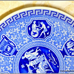 Cake Serving Plate Spode Blue Room Collection GREEK Pattern 10 ...