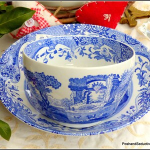 Spode Jumbo Breakfast Cup 20 Fluid Oz (0.57 L) Capacity Blue Room ...