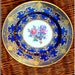 Display Cabinet Cobalt Dinner Plates Pair Caverswall Fine English China ...