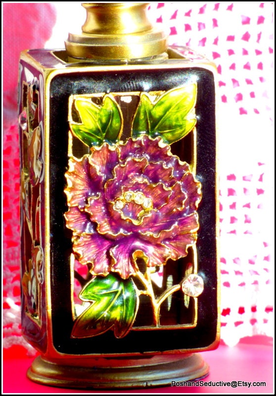 Exquisite and Stunning Beautifully Enamelled Luxury Compact - Etsy UK