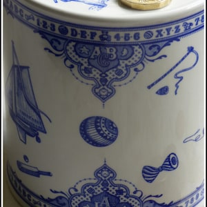 Spode EDWARDIAN CHILDHOOD Porcelain Money Saving Box Baby Shower ...