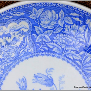 Cake Serving Plate Spode Blue Room Collection FLORAL Pattern 11 ...