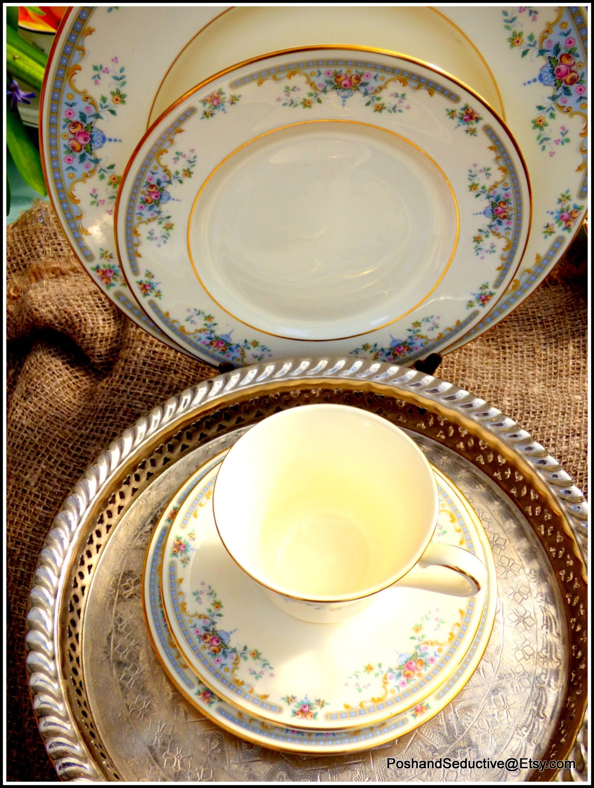 Table Dinner Setting 5 Pieces Royal Doulton for One Romance Collection ...
