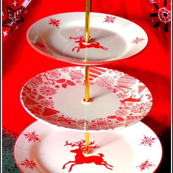 Scandinavian Christmas Plates - Etsy