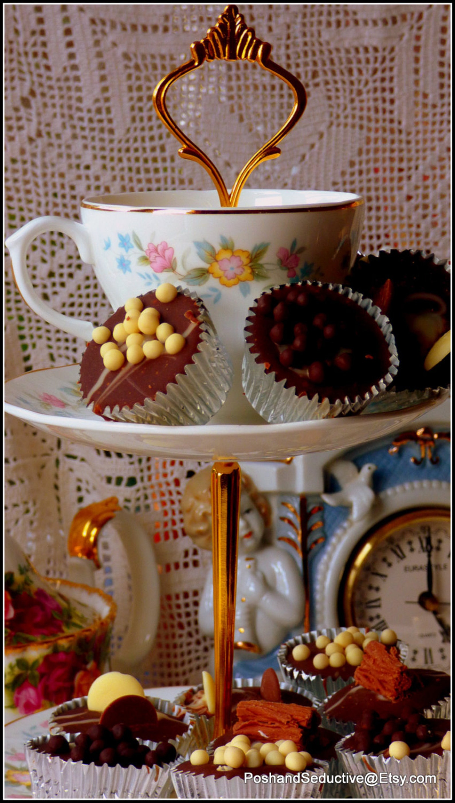 Mayfair Three Tier Handmade Cake Stand Stunning True and - Etsy