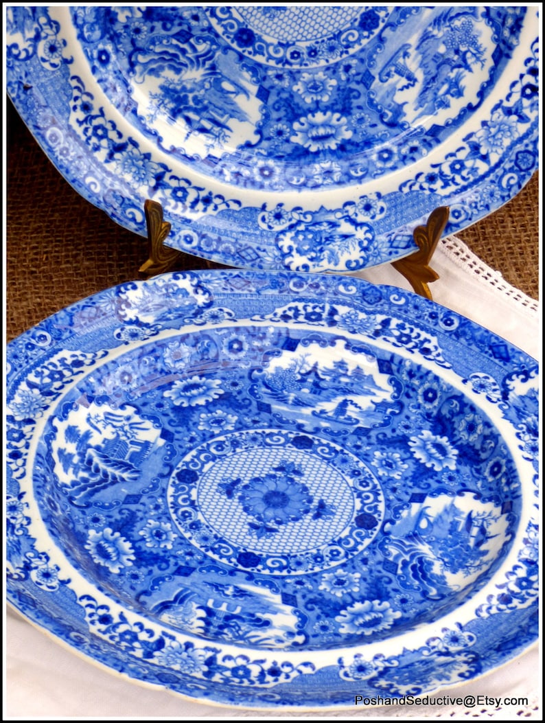 Antique 1800s Spode Complex NET Pattern 10 Collectible - Etsy UK