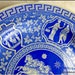 Spode Blue Room Collection GREEK Key Pattern 11" Porcelain Dinner Plate ...