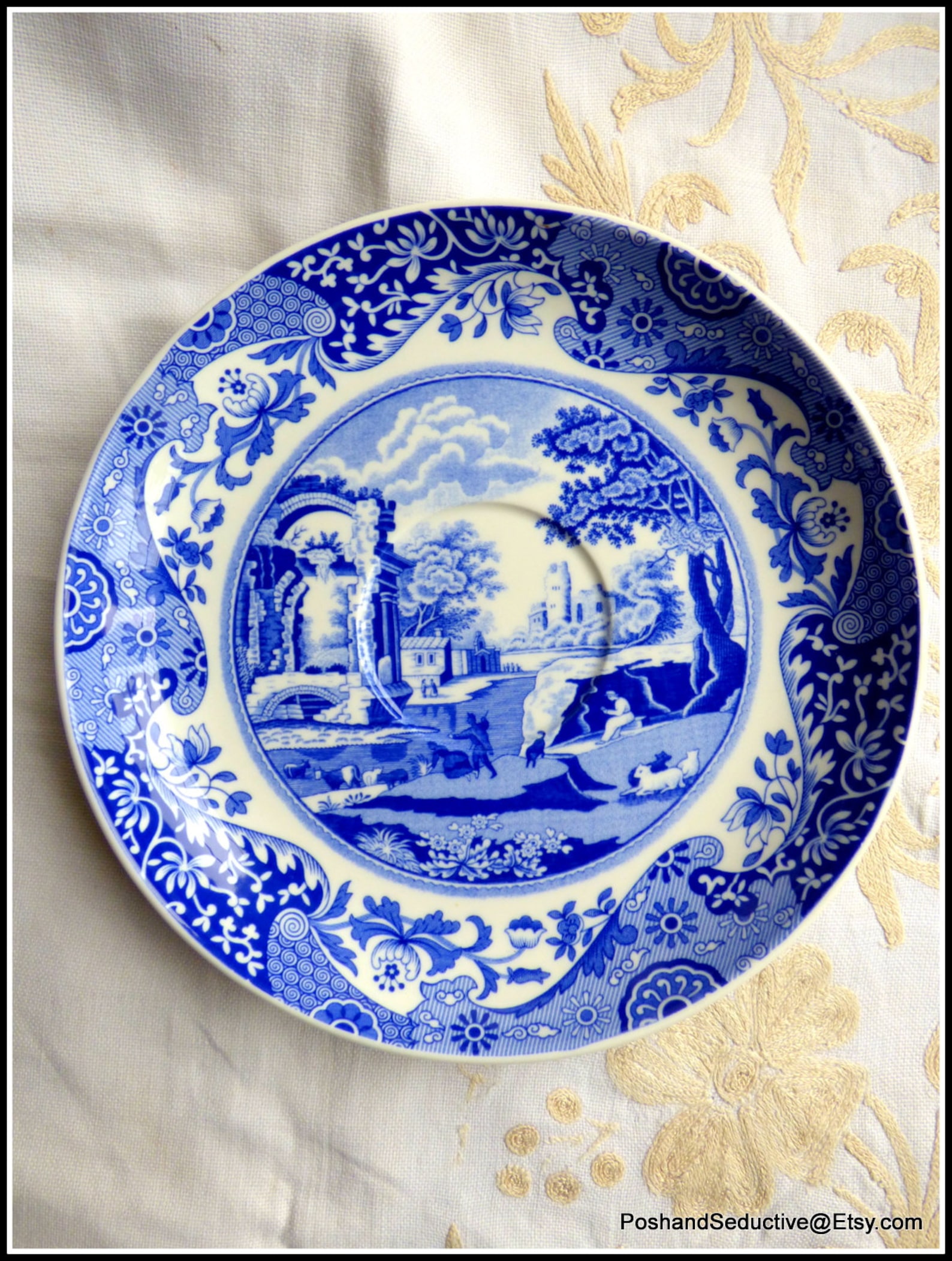 Spode Jumbo Breakfast Cup 20 Fluid Oz 0.57 L Capacity Blue Room ...