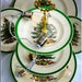 Christmas Tree Three Tier Graduated Plates Handmade Cake Stand Iconic ...