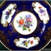 Display Cabinet Cobalt Dinner Plate Caverswall Fine English China Chic ...