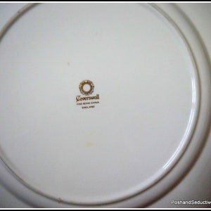 Display Cabinet Cobalt Dinner Plate Caverswall Fine English China Chic ...