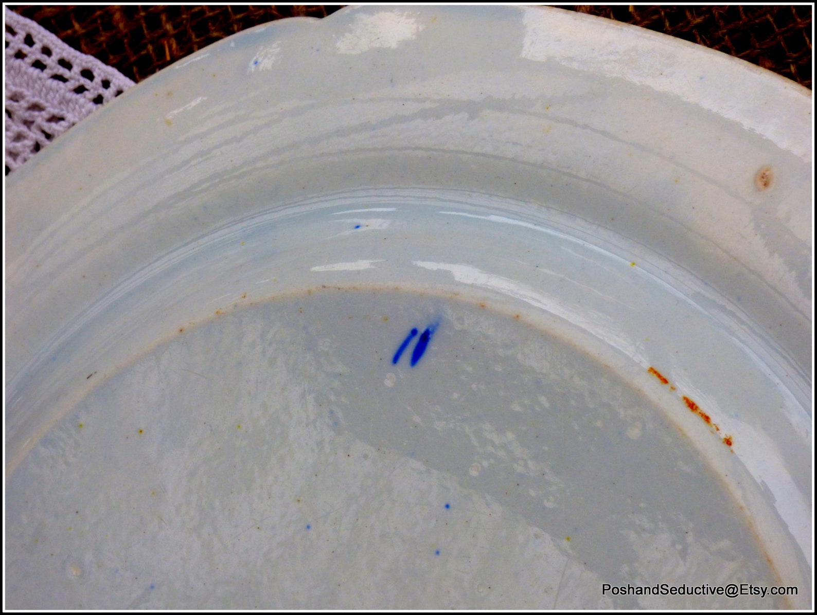 Antique 1800s Spode Complex NET Pattern 10 Collectible - Etsy UK